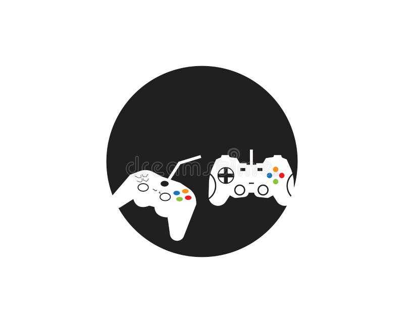 Joy Stick Game Logo Vector Template Stock Vector - Illustration of ...