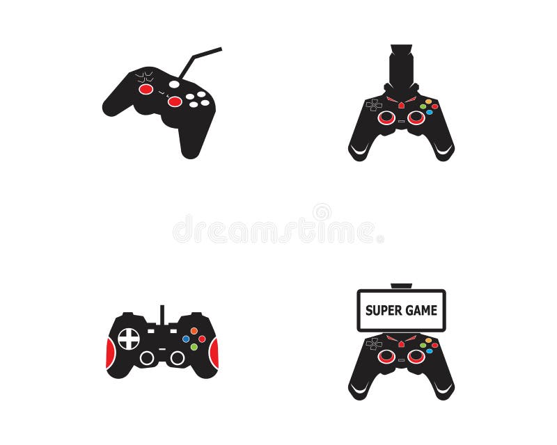 Joy Stick Game Logo Vector Template Stock Vector - Illustration of ...