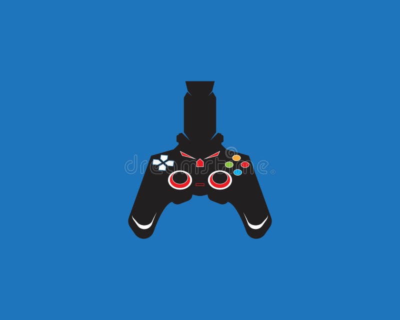 Joy Stick Game Logo Vector Template Stock Vector - Illustration of ...