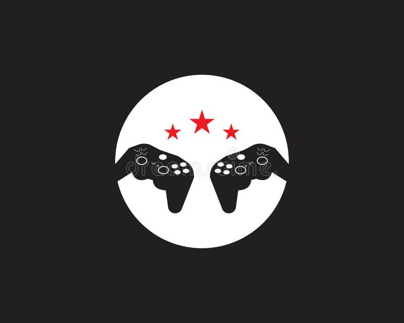 Joy Stick Game Logo Vector Template Stock Vector - Illustration of ...