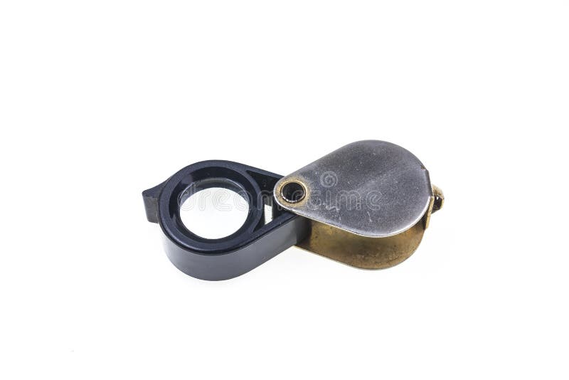 Joyeros lupe imagen de archivo. Imagen de metal, cristal - 214714667