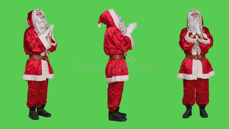 Joyful Character Applauding on Camera Stock Image - Image of cheering ...
