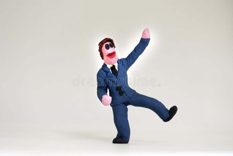 Dancing business man stock image. Image of cute, business - 98884807