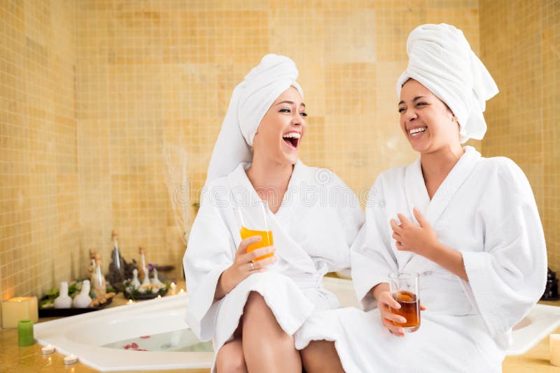 Friends in spa salon stock photo. Image of beauty, dayspa - 54060042
