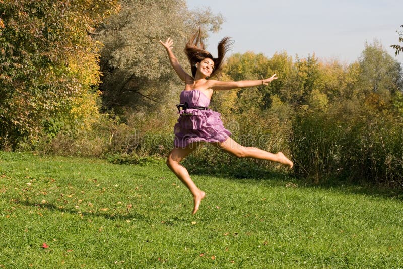 Joyful girl stock image. Image of funny, happy, beautiful - 27160201