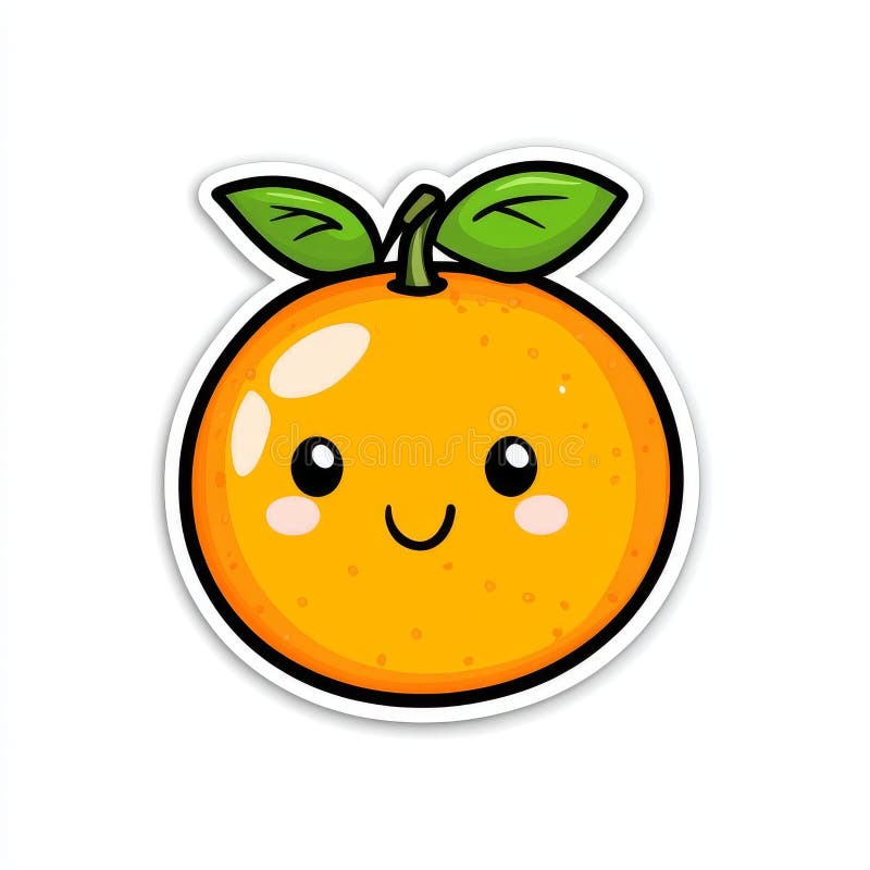 A Joyful Grapefruit Character Featuring a Cheerful Smile, Blushing ...