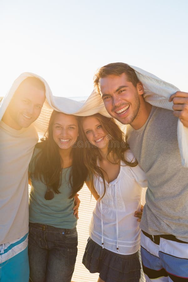 Joyful Group of Friends Having Fun Together Stock Photo - Image of ...