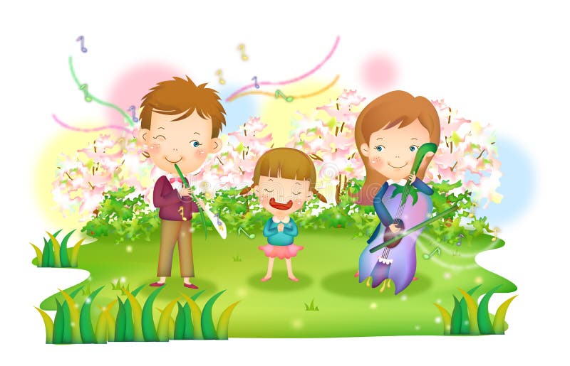 Joyful Life stock illustration. Illustration of clip - 26321130