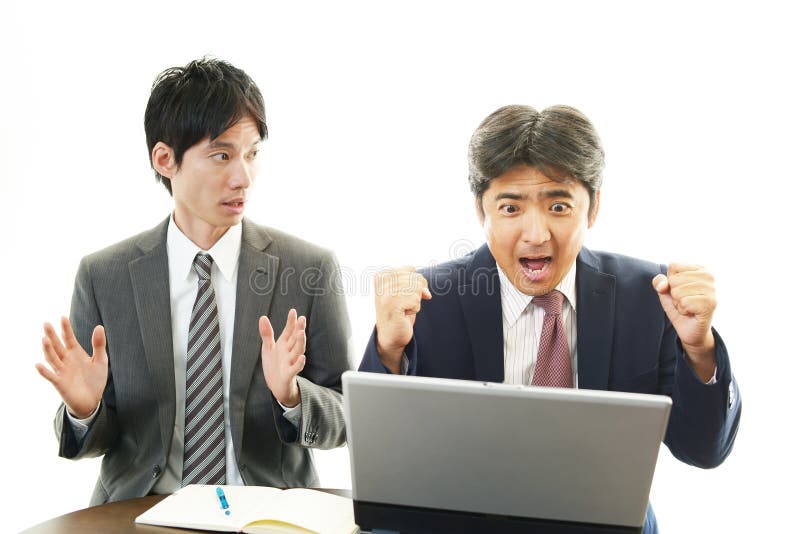 Joyful men stock image. Image of dressed, japan, handsome - 37698591