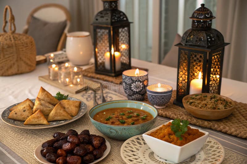 Joyful Ramadan Celebration with Family, Prayers, and Festive Traditions ...