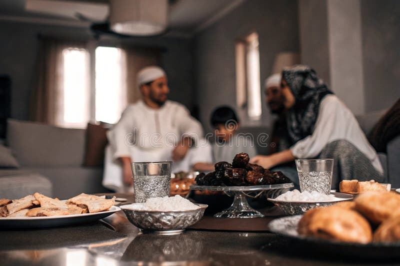 Joyful Ramadan Celebration with Family, Prayers, and Festive Traditions ...