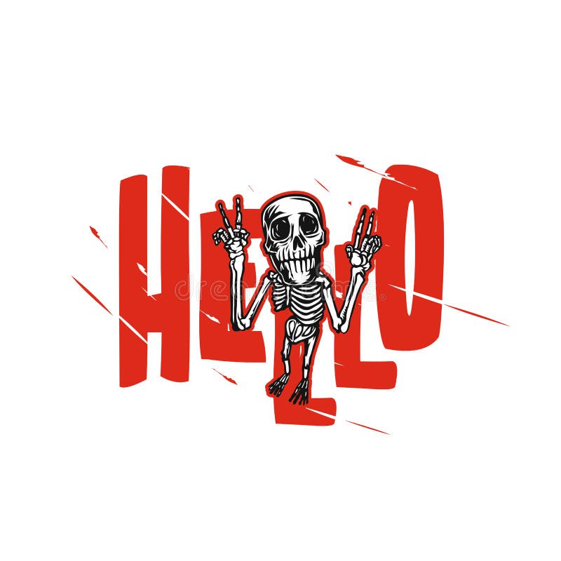 Skeleton Saluting Stock Illustrations – 4 Skeleton Saluting Stock ...
