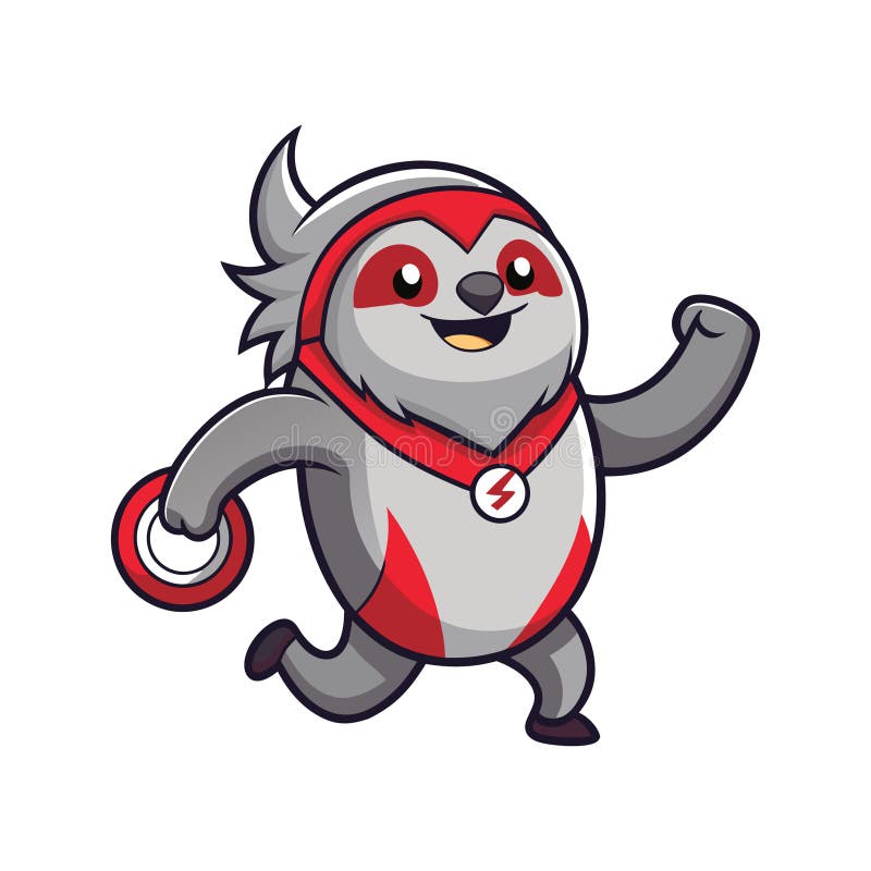 Joyful Sloth in Exercise stock photo. Illustration of animal - 356905190