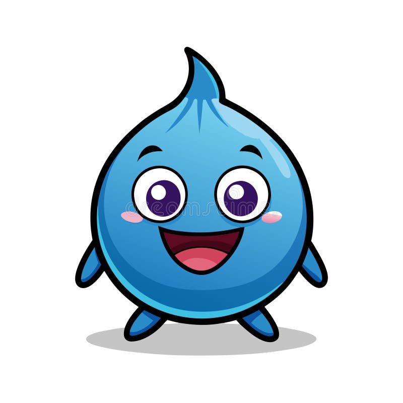 Joyful Water Chestnut Character with Playful Traits Stock Vector ...