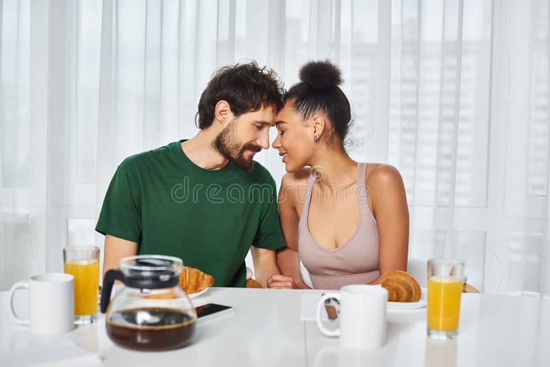 Joyous Good Looking Multicultural Couple Posing Stock Photo - Image of ... Joyous Good Looking Multicultural Couple Posing Stock Photo - Image of ...