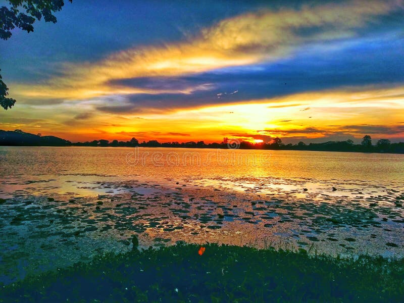 Joysagar pond stock image. Image of beauty, joysagar - 126137177