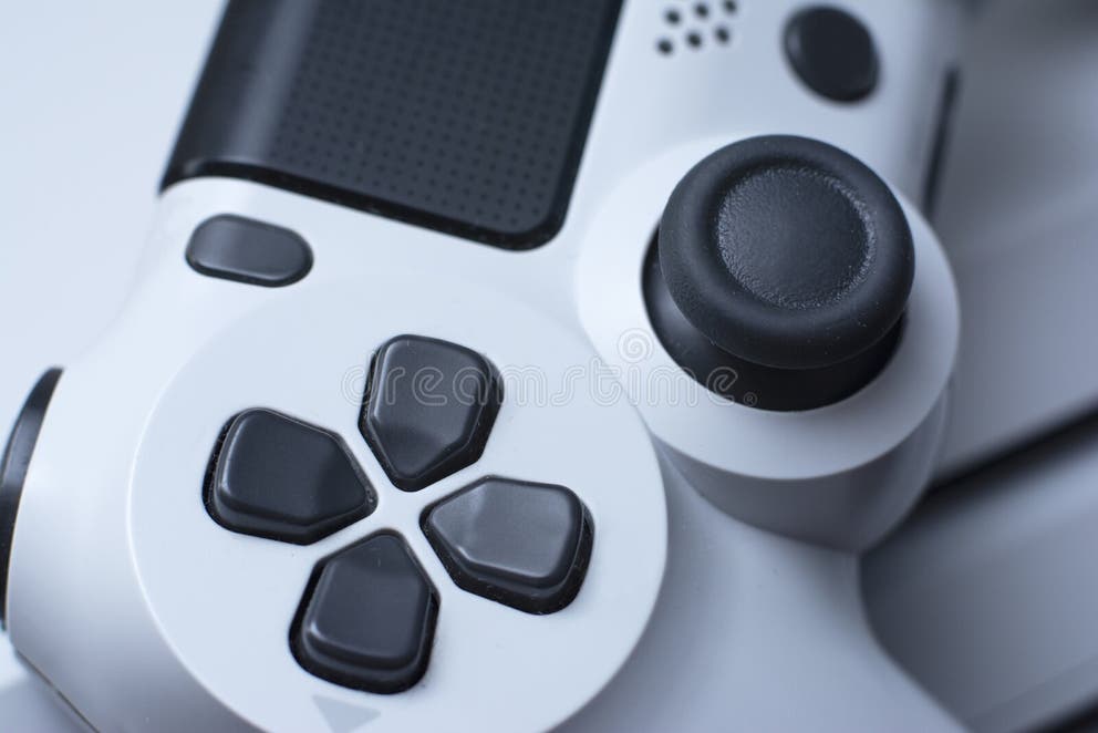 Joystic. Macro Gamepad. Video Game Controller. Close Up. Stock Image ...