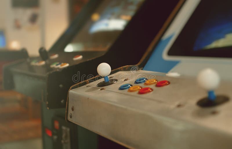 Video game machine stock photo. Image of knob, control - 260191466