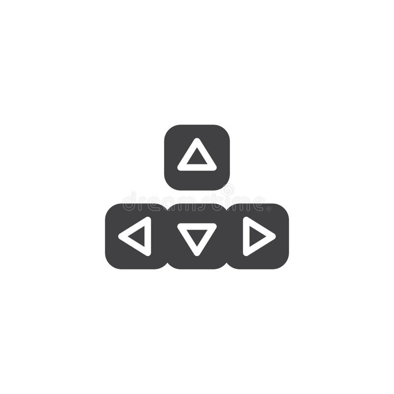 Joystick with Buttons. Retro Video Game Controller Gamepad Stock Vector ...