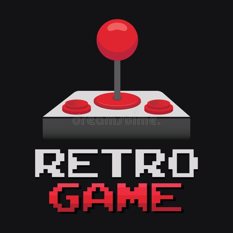 Joystick Controller Arcade Vector Stock Vector - Illustration of ...