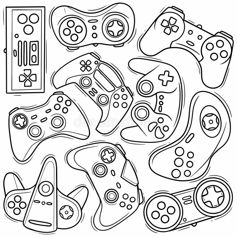 Joystick Controller Cartoon Vector Illustration Stock Vector ...