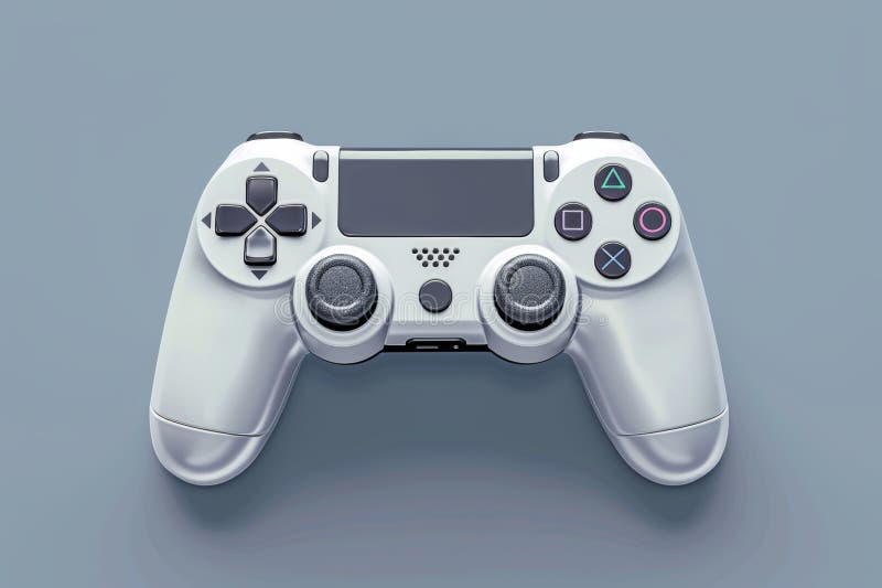 A Close-up View of a Sleek Video Game Console Joystick Highlighting ...
