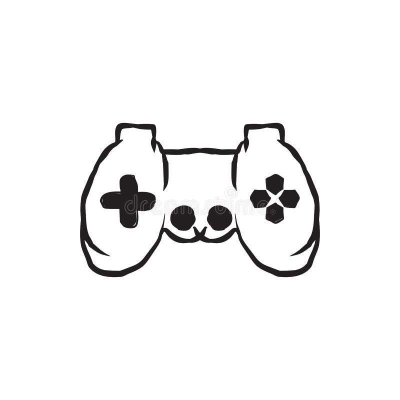 Joystick Game Controller Logo Design Template Stock Vector ...