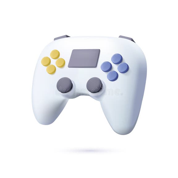 Joystick Gamepad 3d Icon Game Console Or Game Controller Computer Gaming 3d Vector Icon