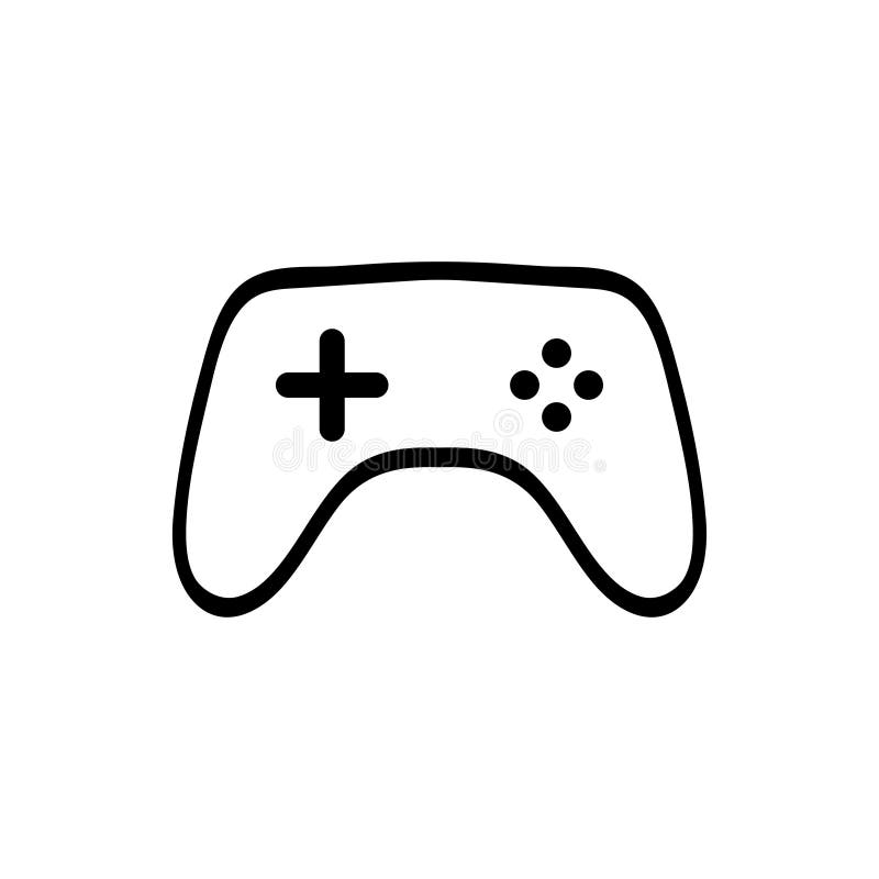 Joystick Icon. Computer Gaming. Digital Computer Entertainment. Vector ...