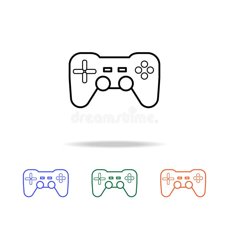 Joystick Icon. Elements of Game Life in Multi Colored Icons. Premium ...