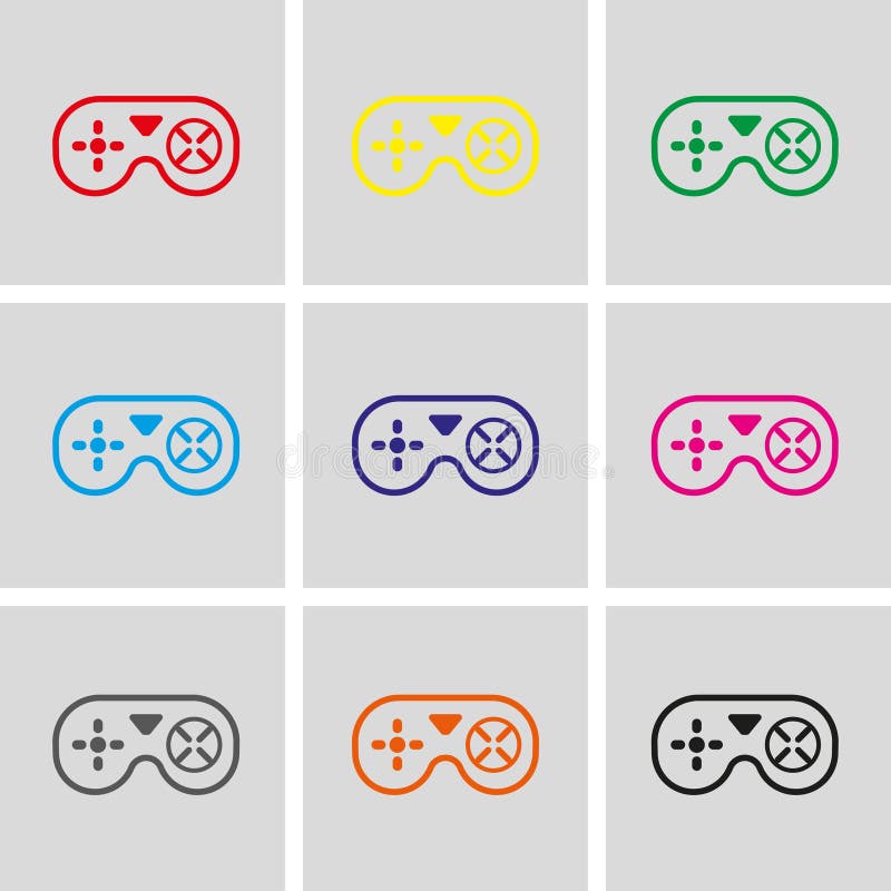 Joystick Icon Stock Vector Illustration Flat Design Stock Vector ...