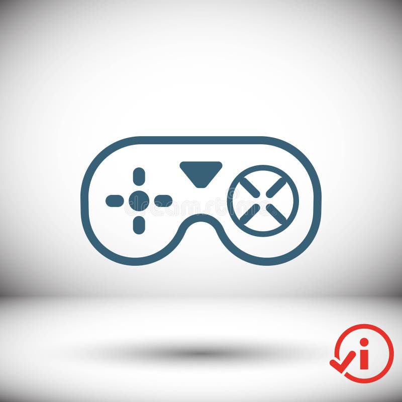 Joystick Icon Stock Vector Illustration Flat Design Stock Vector ...