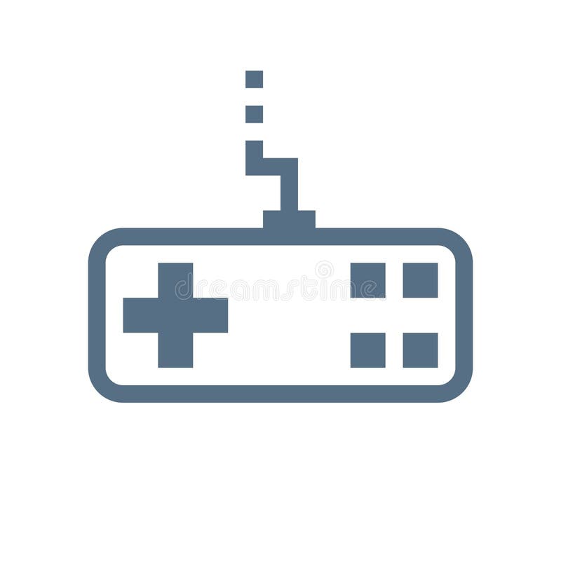 Joystick Linear Vector Icon Stock Vector - Illustration of button ...
