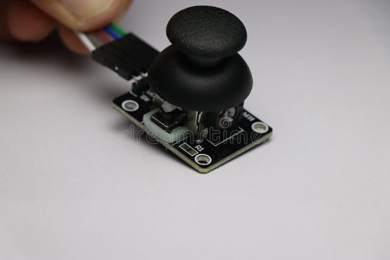 Joystick Module Used To Make Various Arduino Projects Analog Joystick Module On White