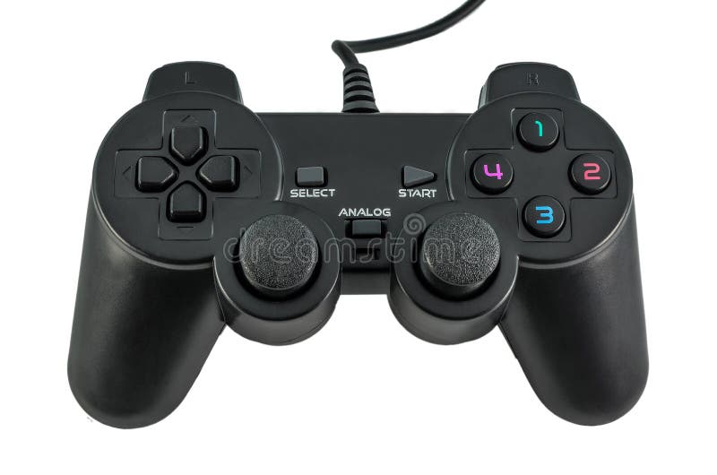 Joystick stock photo. Image of leisure, black, computer - 36006446