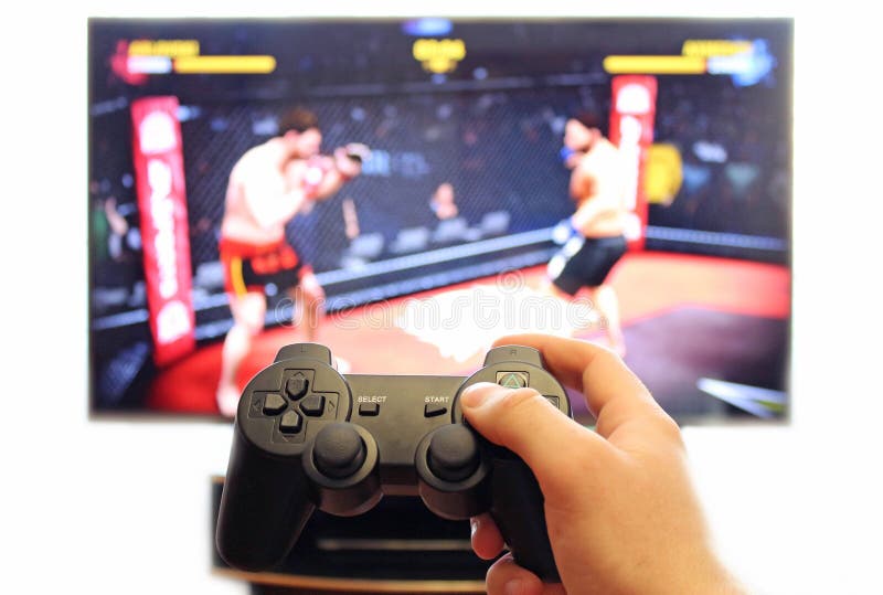 Joystick for Video Game Consoles Stock Image - Image of computer, race ...