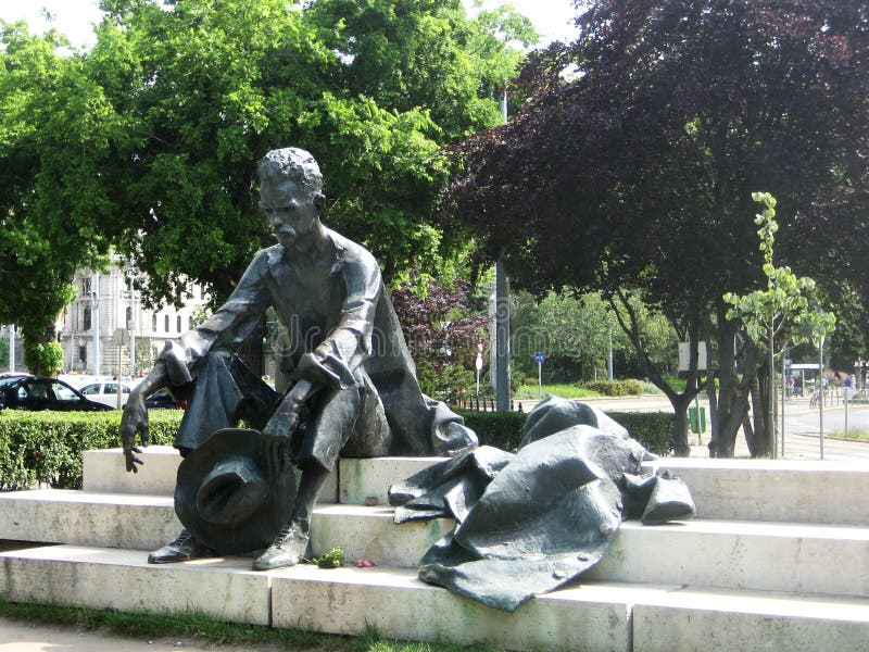 Jozsef Attila Statue stock photo. Image of revolution - 6705316