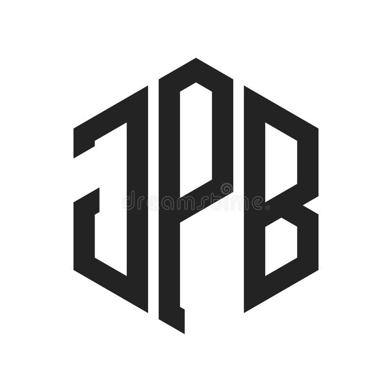 JPB Logo Design. Initial Letter JPB Monogram Logo Using Hexagon Shape ...