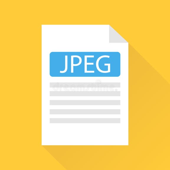 Jpeg file, jpeg file icon. stock vector. Illustration of interface ...