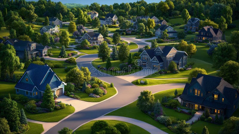 Jpeg Version Available in the GalleryA Suburb Village Map for Sold Real ...