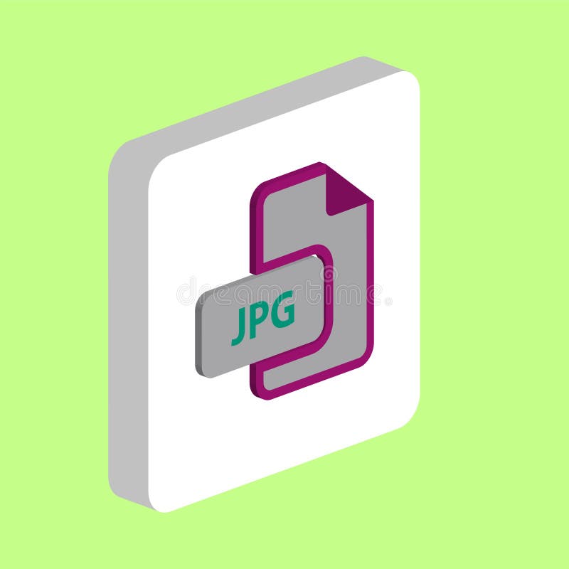 JPG computer symbol stock illustration. Illustration of logo - 194460280