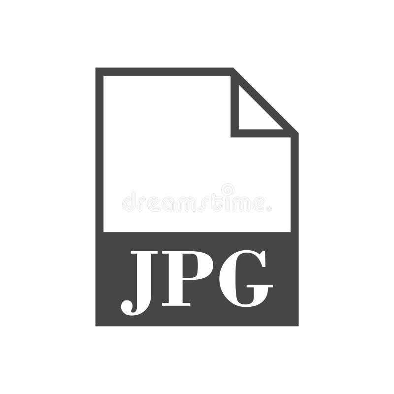 JPG file icon stock vector. Illustration of digital, document - 95316206