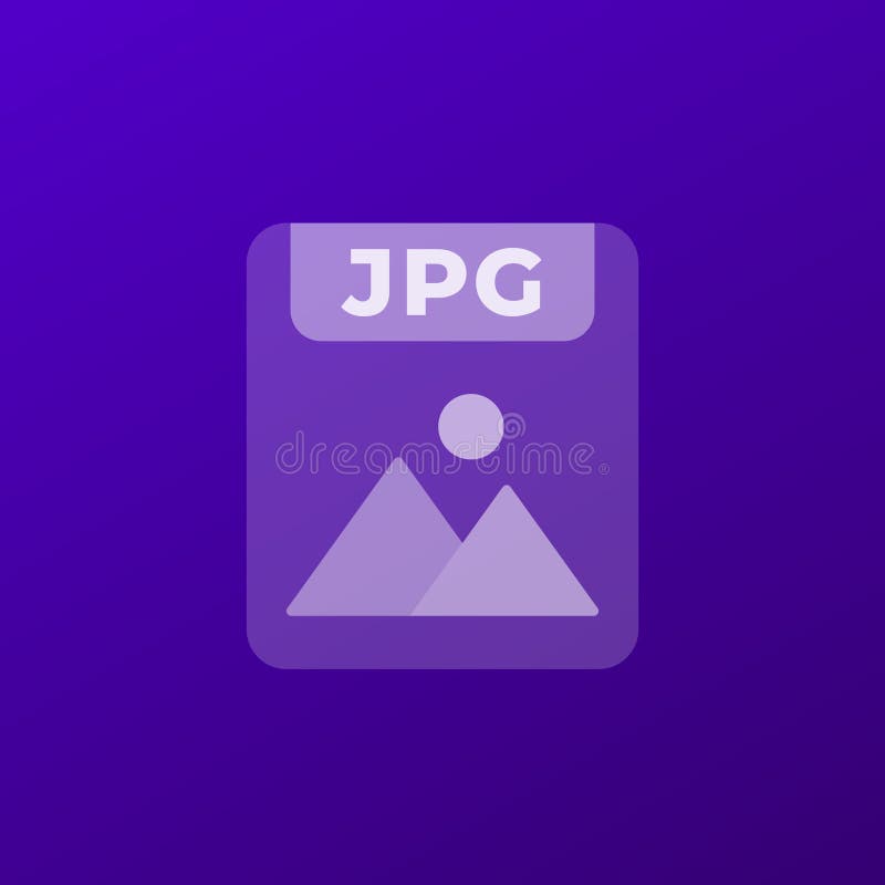 Jpg File Icon, Transparent Design Stock Vector - Illustration of file ...