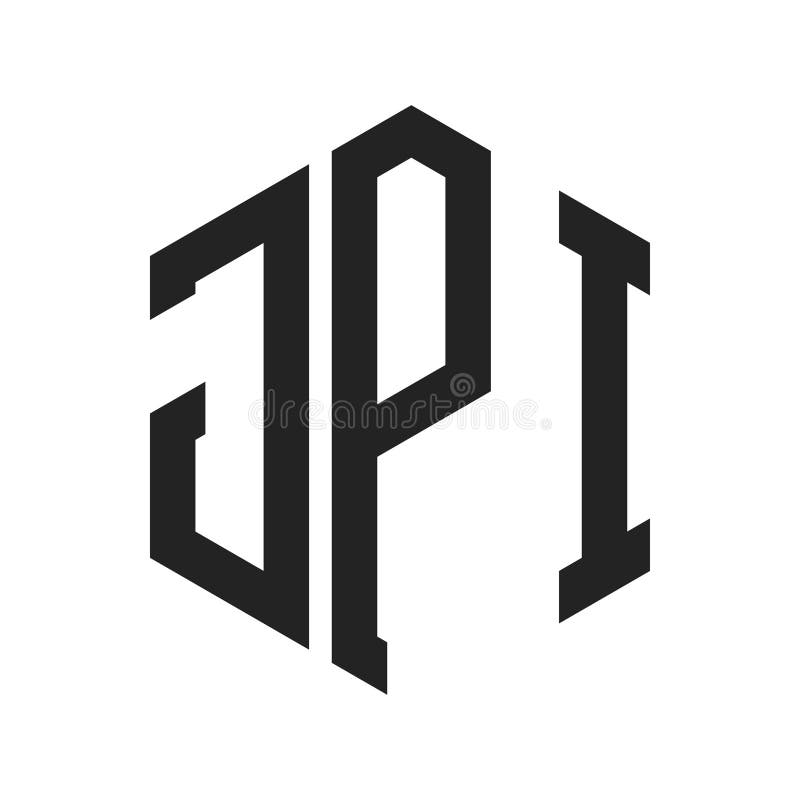 JPI Logo Design. Initial Letter JPI Monogram Logo Using Hexagon Shape ...
