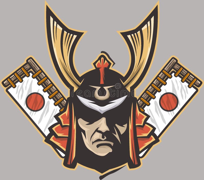 Jpn Samurai LogoVector Illustration DOWNLOAD Stock Vector ...