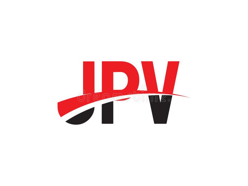 JPV Letter Initial Logo Design Vector Illustration Stock Vector ...