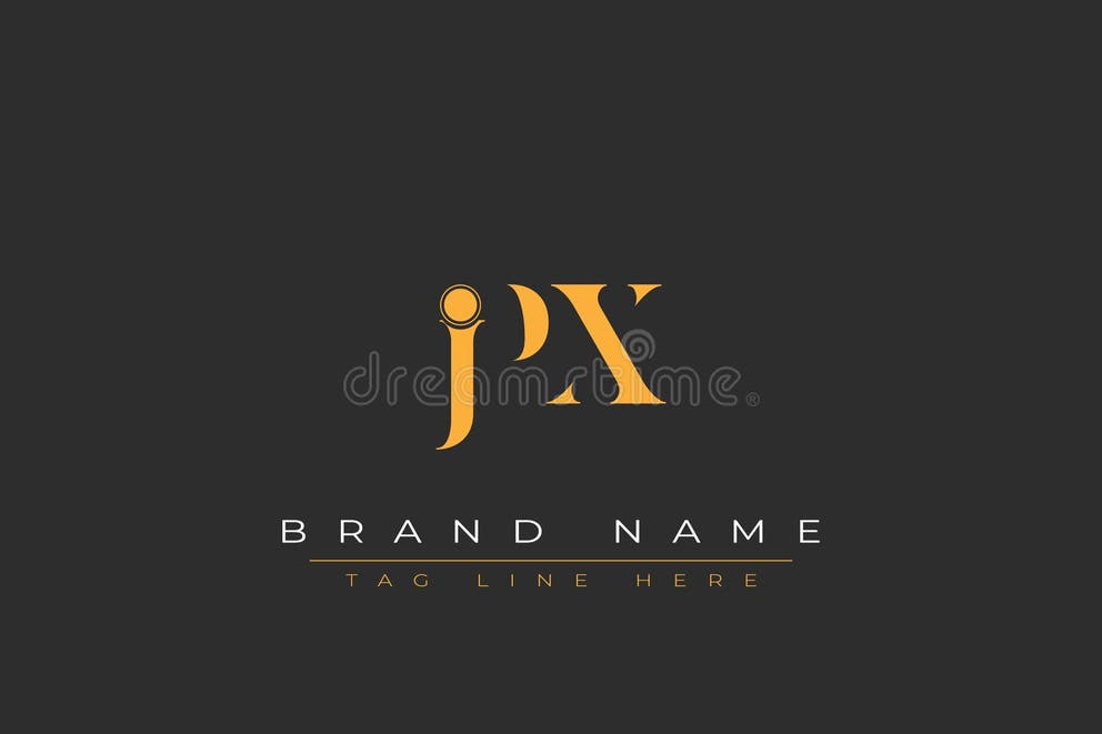 JPX Abstract Letter Logo Design Stock Vector - Illustration of symbol ...