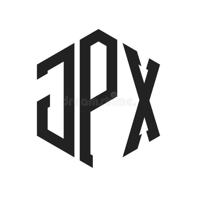 JPX Logo Design. Initial Letter JPX Monogram Logo Using Hexagon Shape ...