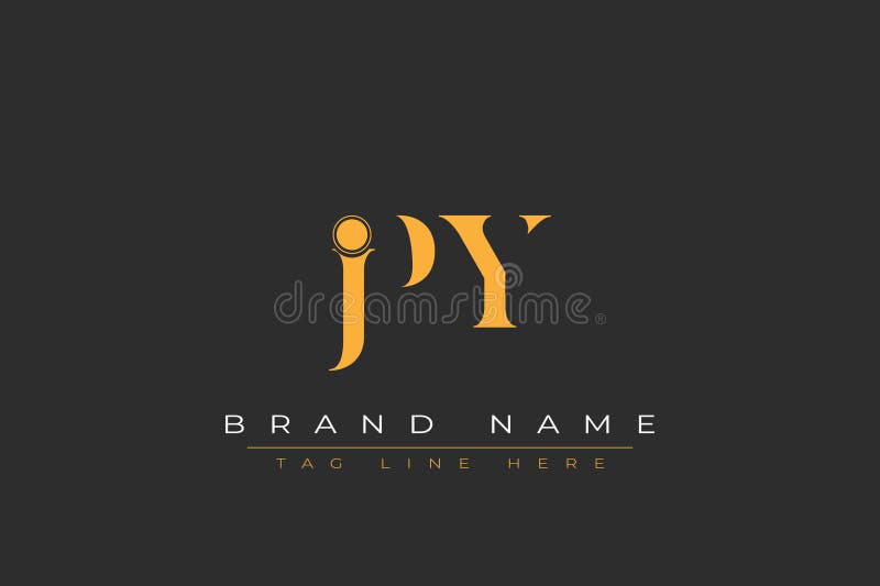 JPY Abstract Letter Logo Design Stock Vector - Illustration of sign ...