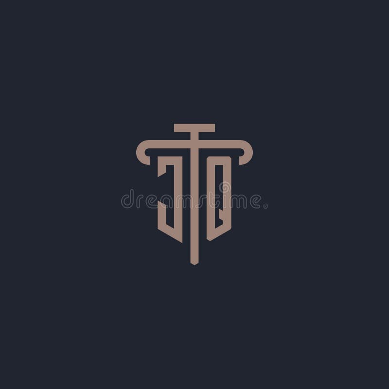JQ Initial Logo Monogram with Pillar Icon Design Stock Vector ... JQ Initial Logo Monogram with Pillar Icon Design Stock Vector ...